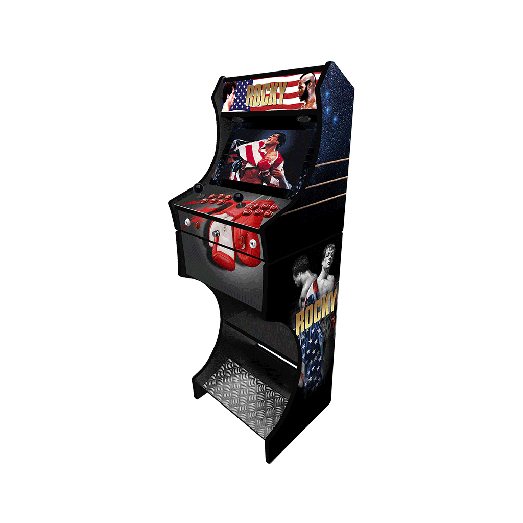 2 Player Arcade Machine - Rocky Themed - Arcade Geeks
